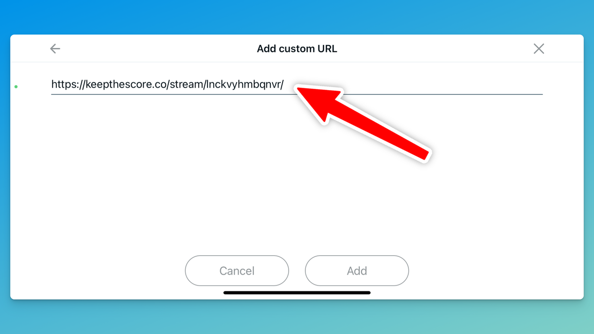 How to add a scoreboard overlay to the Streamlabs mobile app